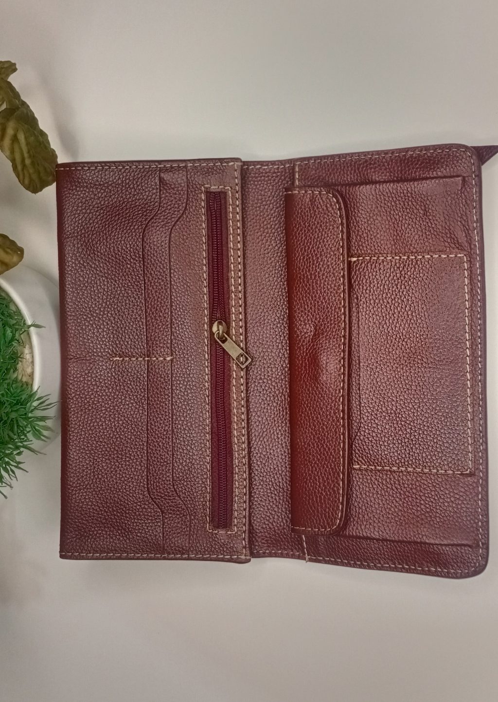 100% Original Leather Long Wallet Black – Light House Leather BD